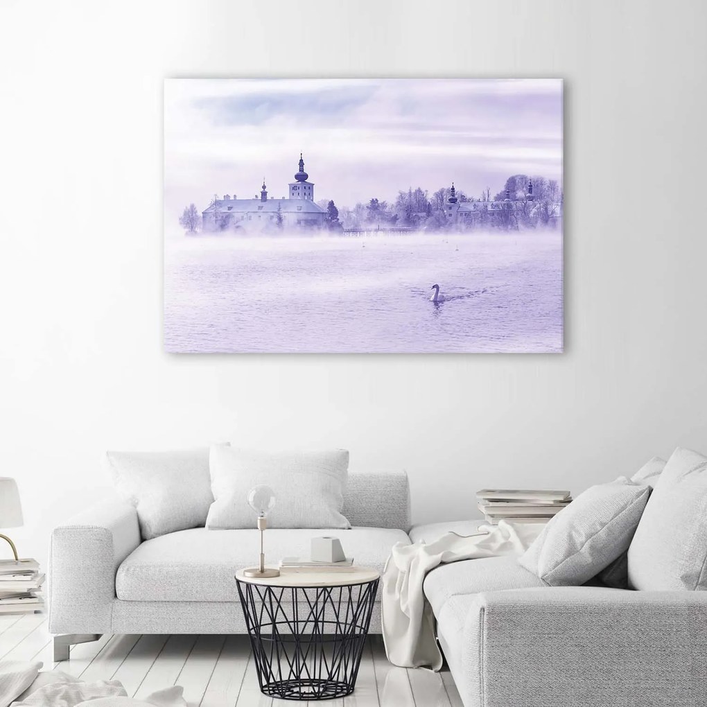 Gario Obraz na plátně Mlžné jezero Rozměry: 60 x 40 cm