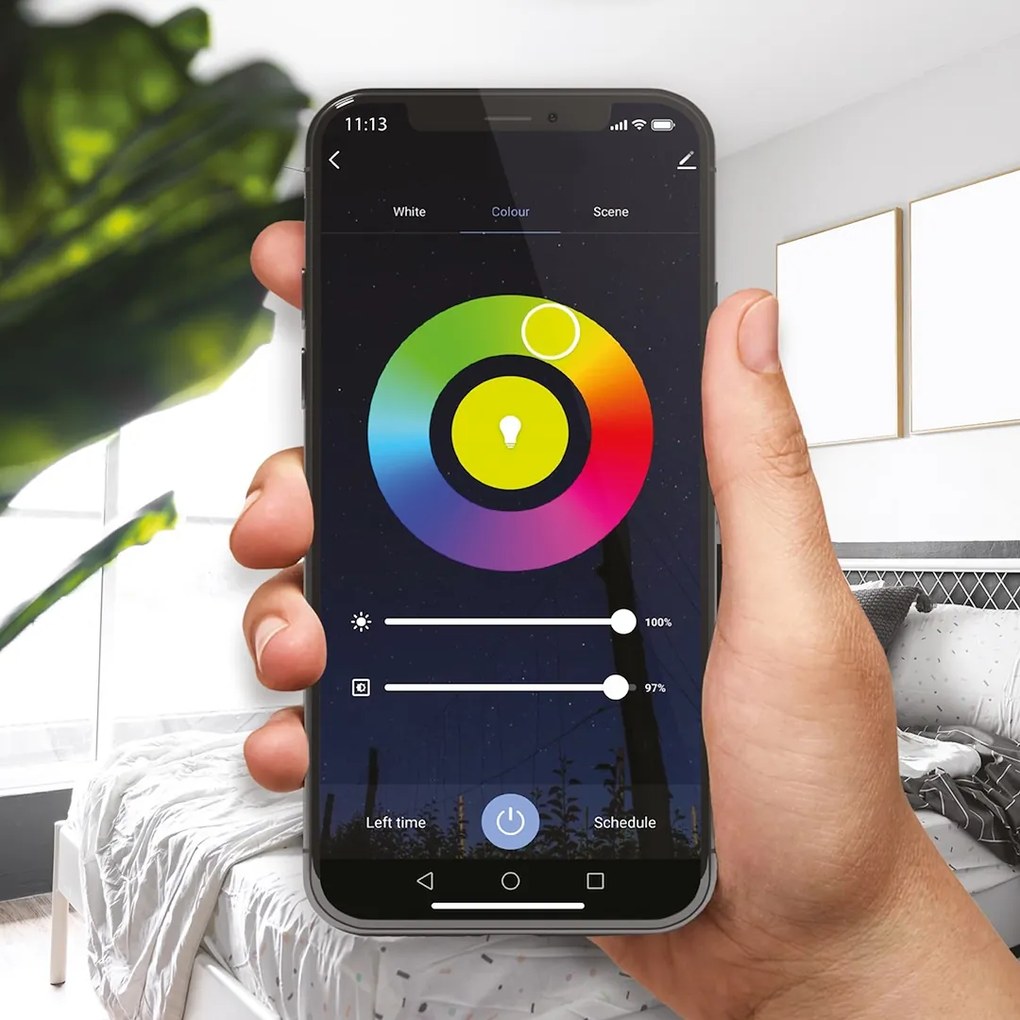 LED žárovka GU10 RGB+CCT+DIM 5w 350 lm Wi-Fi