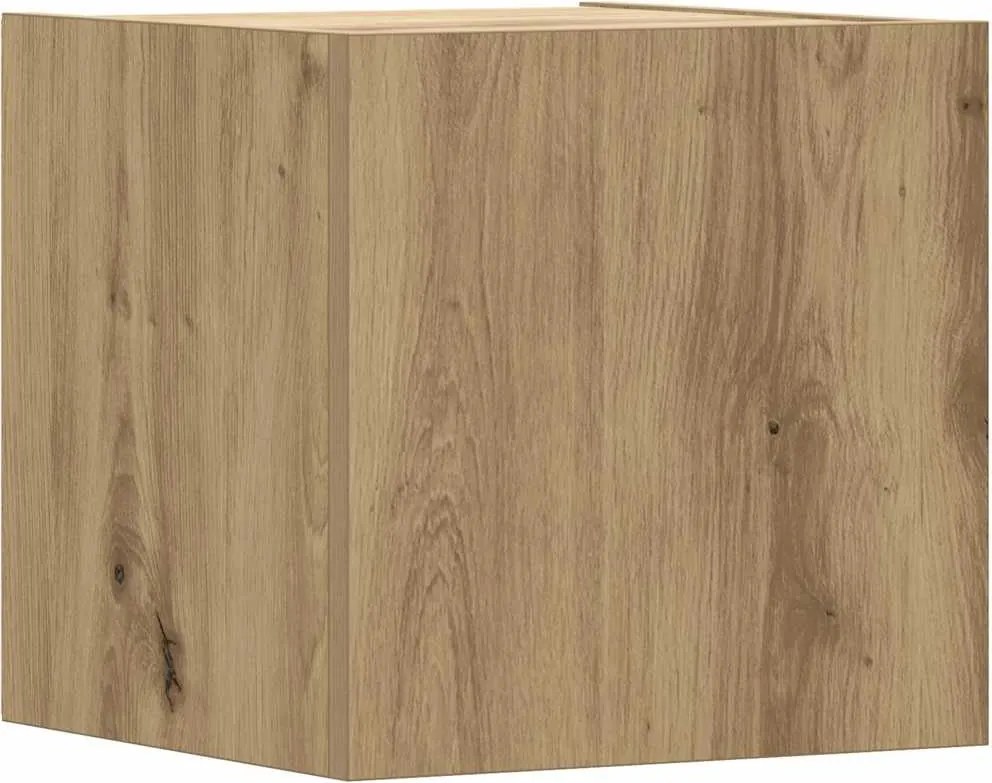 Sada 6 kusů nástěnné TV skříňka dub artisan kompozitní dřevo 3328992
