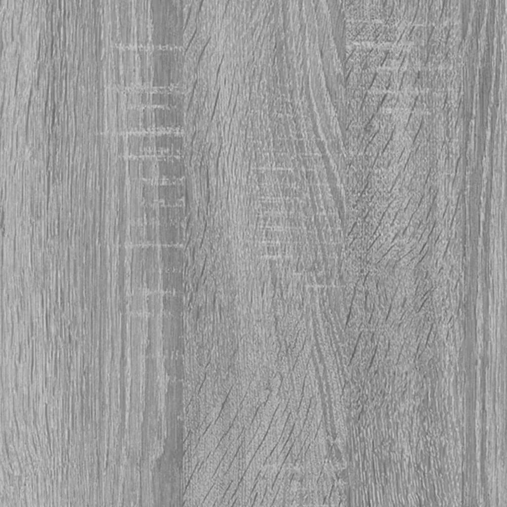 Petromila Knihovna/příborník šedá sonoma 66x30x130 cm kompozitní dřevo
