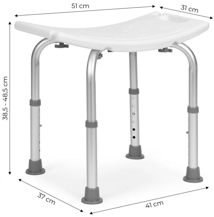 Nastavitelná sprchová židle