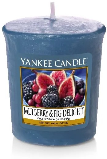 Vonná svíčka Yankee Candle MULBERRY & FIG DELIGHT, votivní