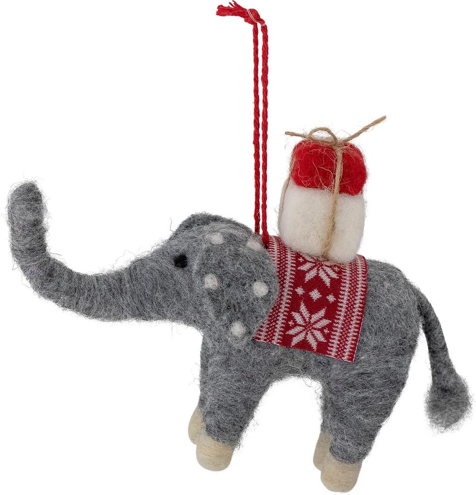 Vánoční dekorace Miller slon