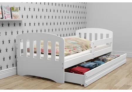 Dětská postel CLASSIC 160x80 cm Bílá
