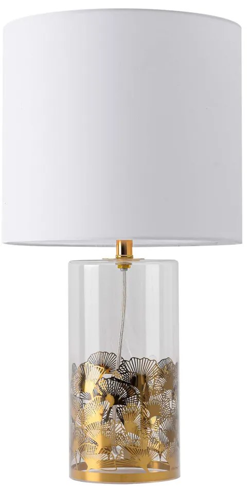 Stolní lampa do ložnice SUNFLOWER WHITE