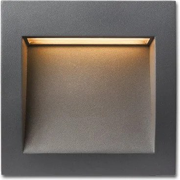 RED R12536 GORDIQ M zápustná antracitová 230V LED 3W IP65 3000K - RED - DESIGN RENDL