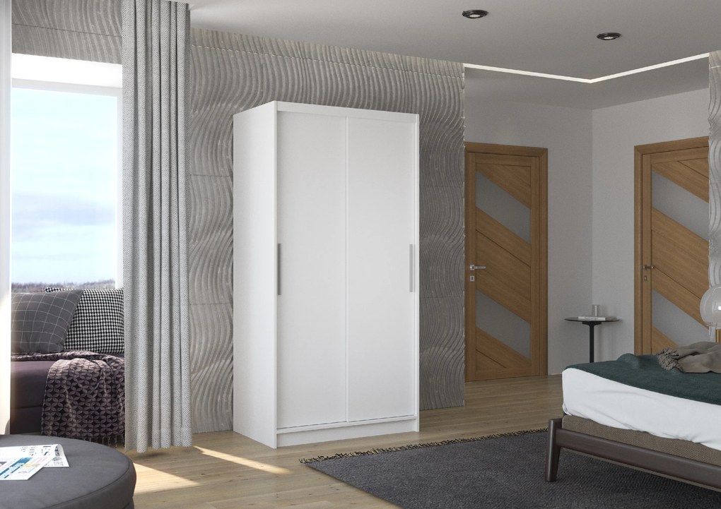 ADRK Furniture Posuvná skříň ASTEN 100 ADRK-SW-AST-W-100