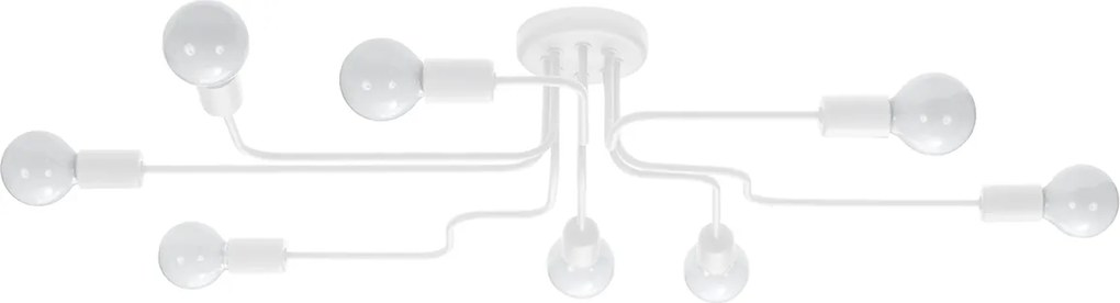Sollux Lighting Lustr VECTOR 8 bílý
