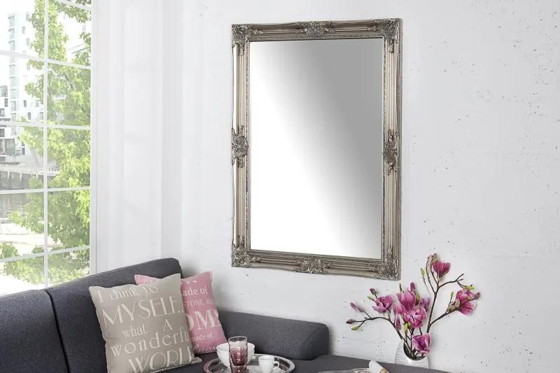 Nástěnné zrcadlo Renaissance 105 cm stříbrné