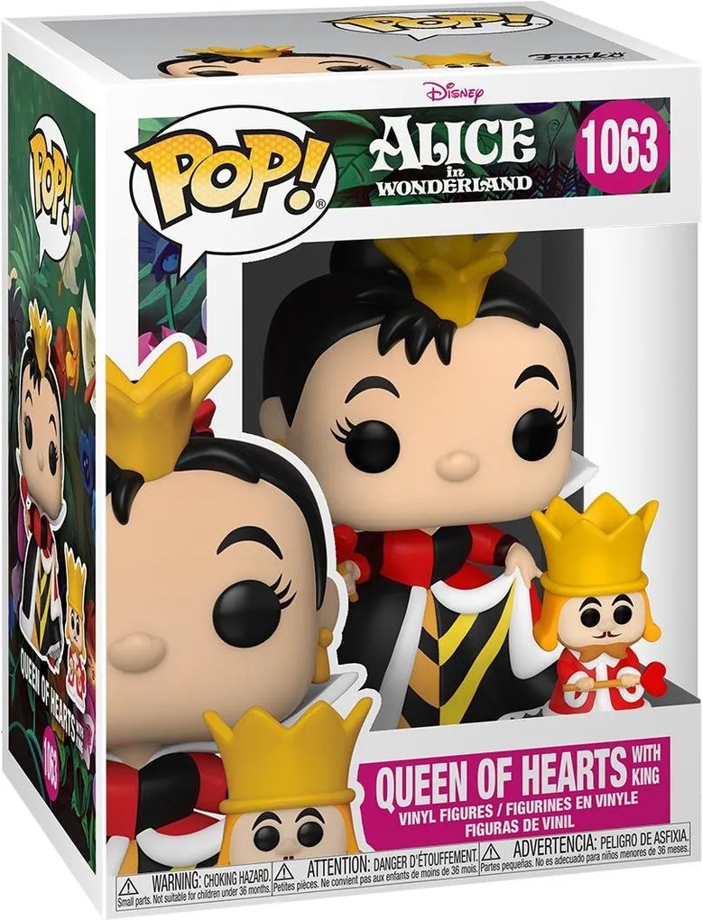 Funko pop&buddy disney: alice 70th– queen w/king