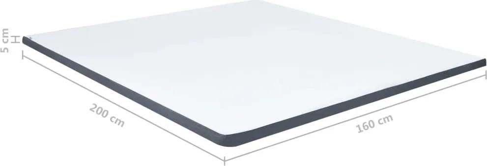 vidaXL Vrchní matrace na postel boxspring 200 x 160 x 5 cm [288215]