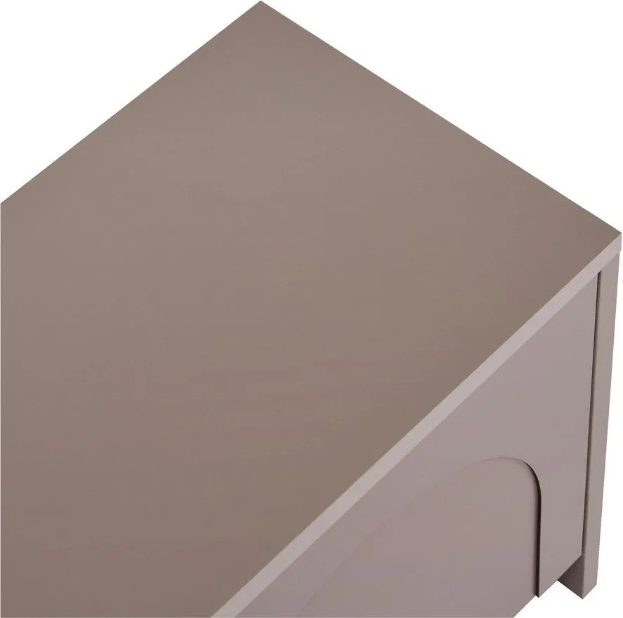 Taupe TV stolek 180x45x32 cm Aurelia – Kalune Design