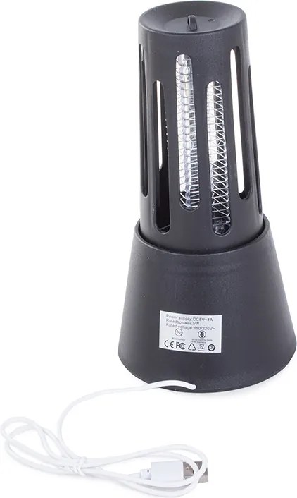Verk Group Insekticidní lampa na komáry hmyz mouchy uv účinná 5w tichý kartáč
