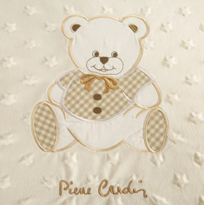Dětská deka Pierre Cardin BABY 4 béžová / bílá