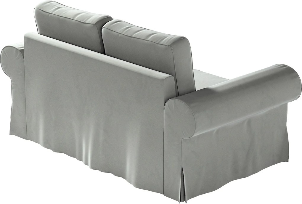 Potah na pohovku IKEA Backabro 2-místná, rozkládací barva šedá látka lesklé, sametová