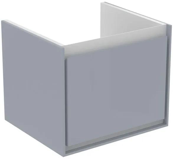 Ideal Standard Connect Air Skříňka pod umyvadlo Cube 55 cm, 48x40,9x40 cm, lesklá světlá šedá E0844EQ