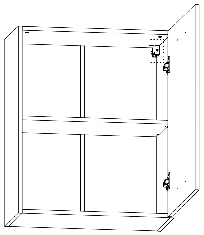 LANGEN ap | horní skříňka G60 | push open | UNI provedení | artisan