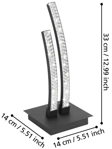 Eglo 99804 - LED Stolní lampa LEJIAS LED/8W/230V