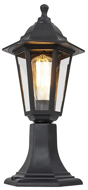 Klasická venkovní stojací lampa černá 42,2 cm IP44 - New Haven
