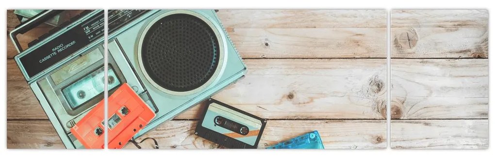 Obraz - Retro rádio (170x50 cm)