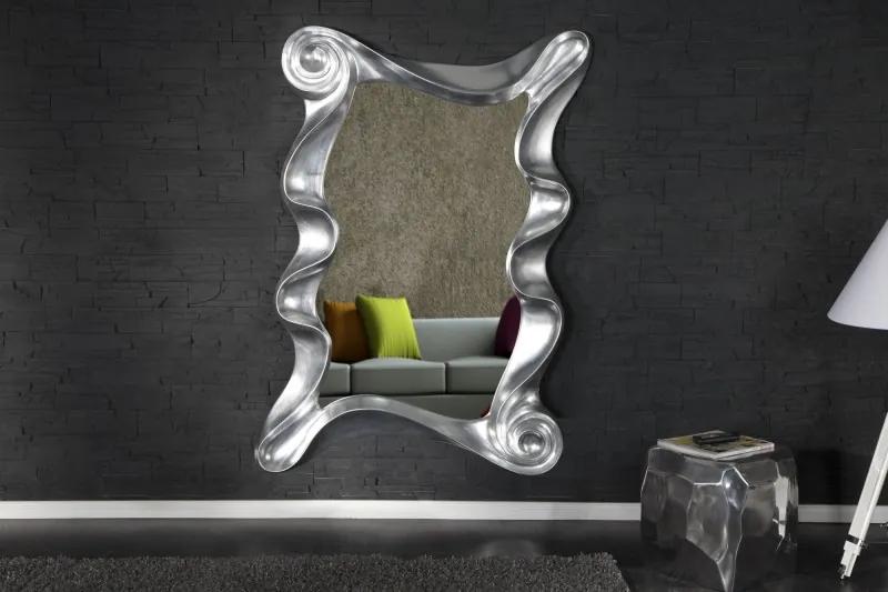 Nástěnné zrcadlo Alice stříbrné 160 cm
