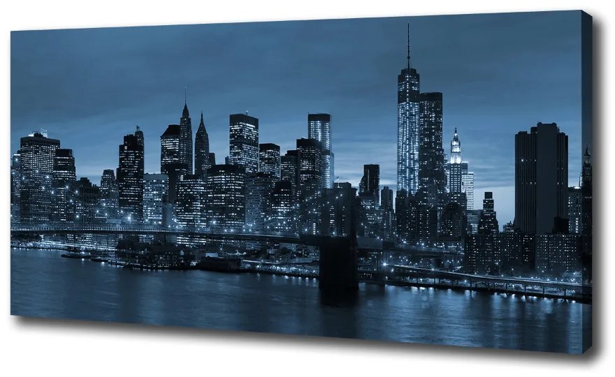 Wallmuralia Foto obraz canvas New York noc 100x50