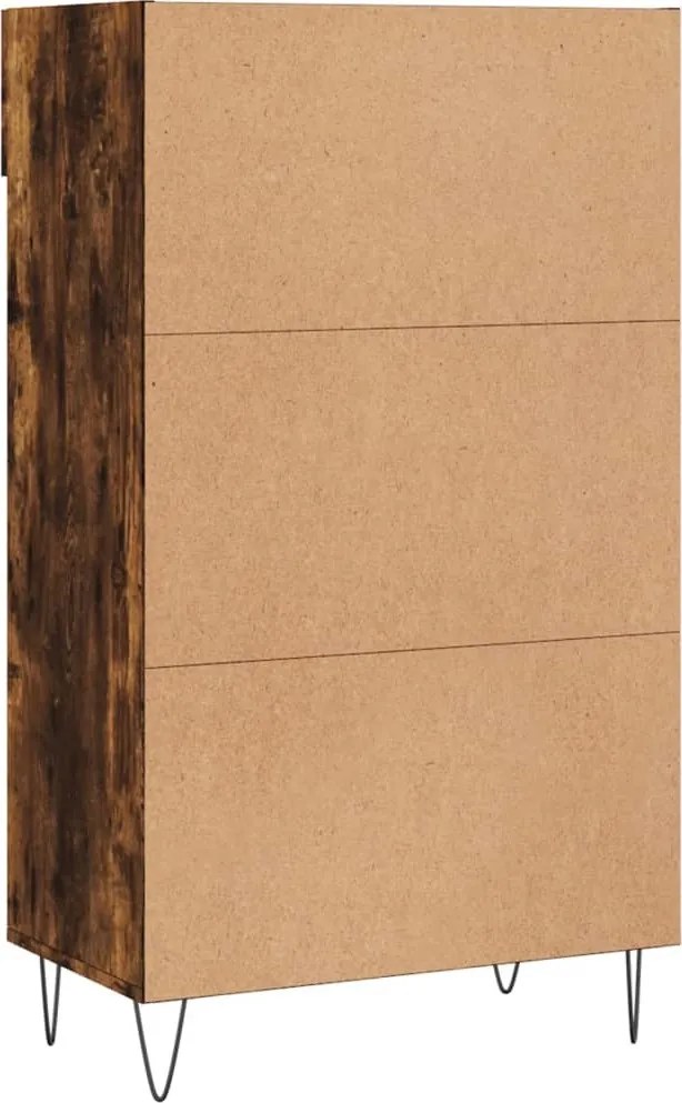 vidaXL Botník 60 x 35 x 105 cm kompozitní dřevo [829609] Barva: Betonová šedá