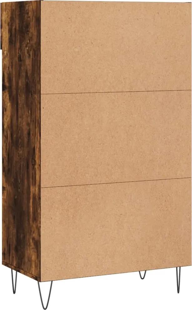 vidaXL Botník 60 x 35 x 105 cm kompozitní dřevo [829609] Barva: šedá sonoma