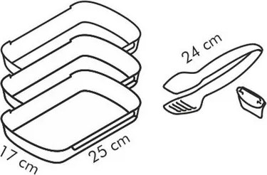 TESCOMA Souprava na trojobal PRESTO