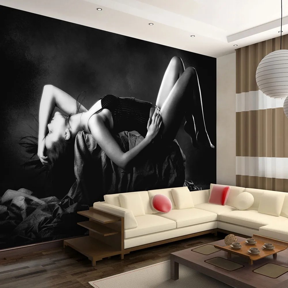 Fototapeta Bimago - Woman in sexy lingerie + lepidlo zdarma 200x154 cm