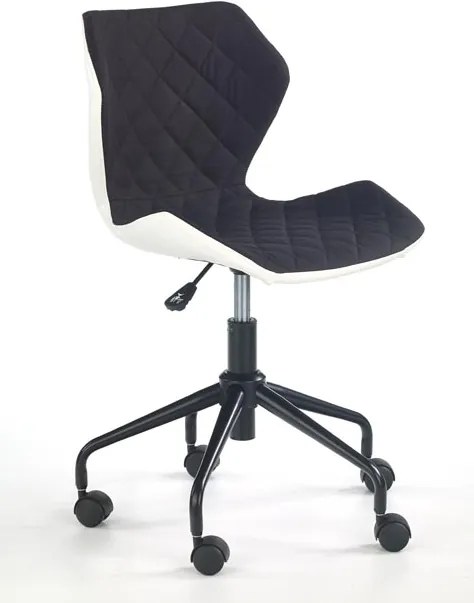 MAXMAX Dětská otočná židle MATRIX černá