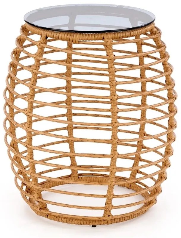 Zahradní stolek Barrel, ratan
