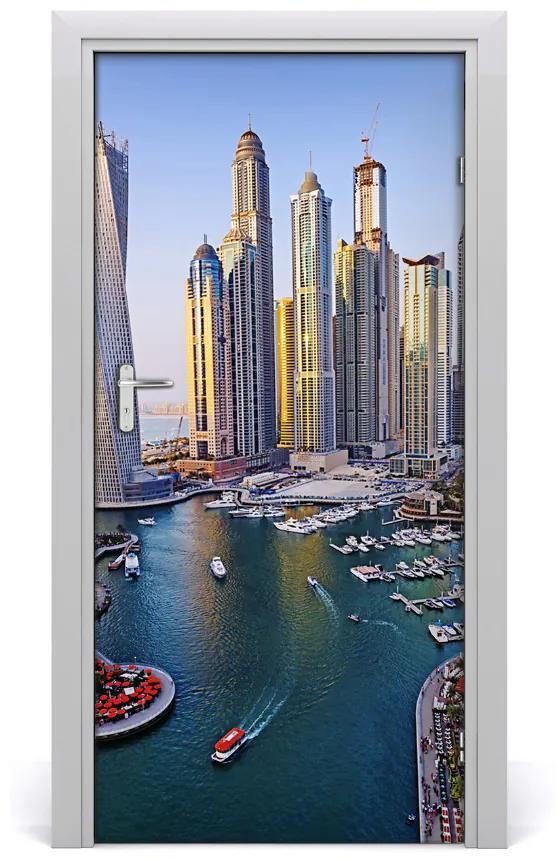 Fototapeta samolepící na dveře Dubaj záliv 85x205 cm