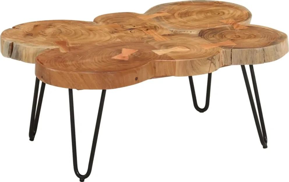 vidaXL Konferenční stolek 36 cm 6 dřevěných koláčů masivní akácie [353300]