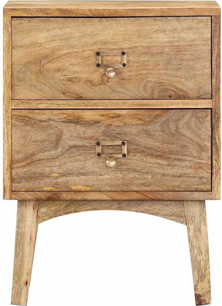 Noční stolek 40 x 35 x 55 cm masivní mangovníkové dřevo 286464