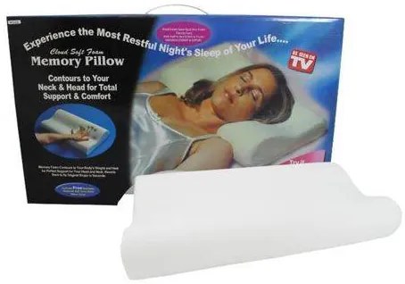 Verk Ortopedický polštář Memory Pillow 50 x 30 cm bílá
