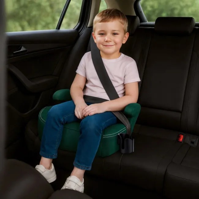 Dětský podsedák do auta Cabby 25 zelený