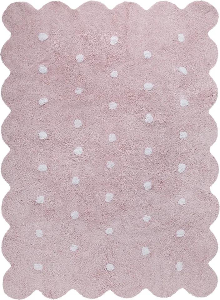 Lorena Canals koberce Pro zvířata: Pratelný koberec Biscuit Pink 120x160