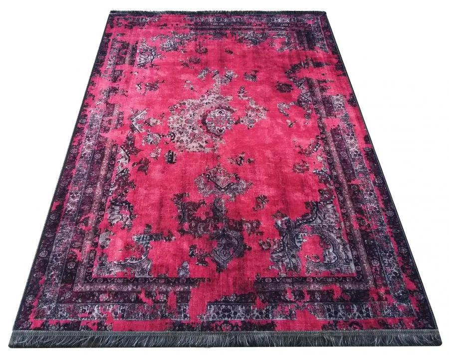 Stylový vintage koberec červené barvy Šířka: 180 cm | Délka: 280 cm