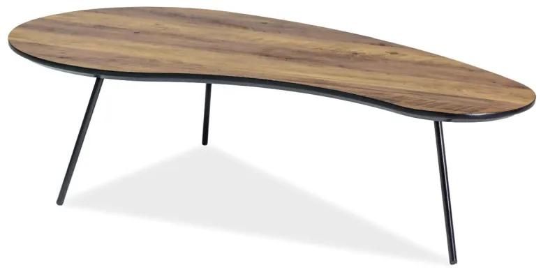 Konferenční stolek s deskou v dekoru ořech ENVO A 122X67X35