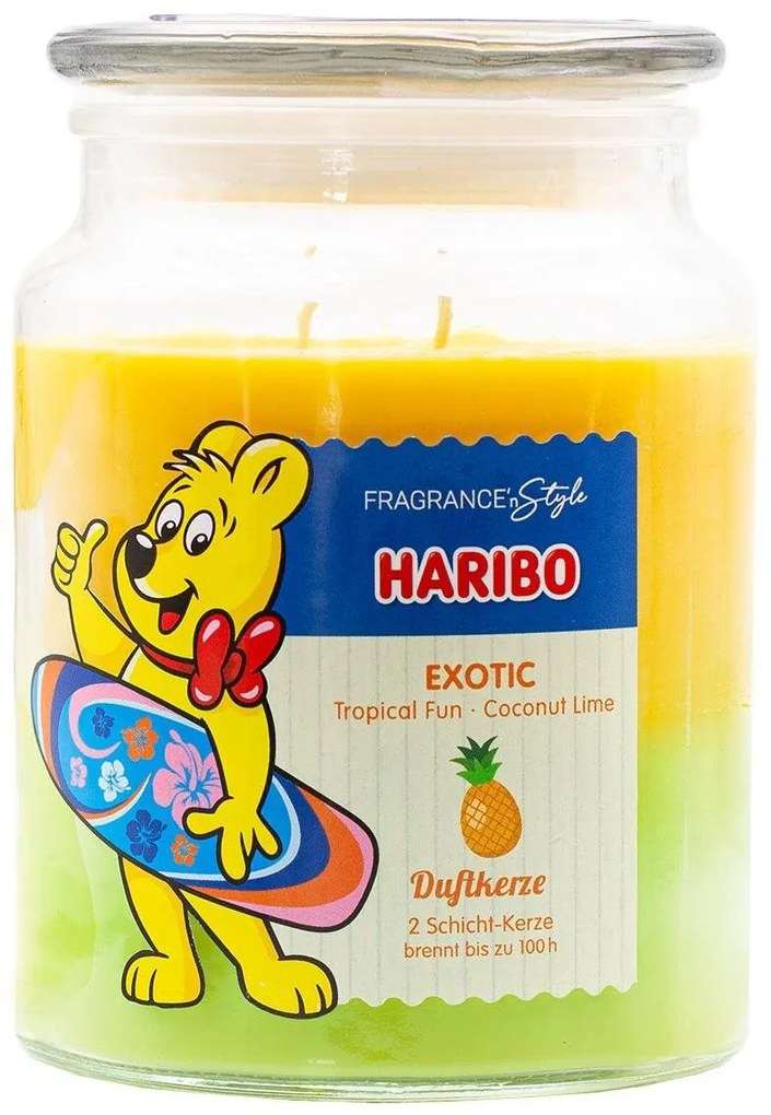 Svíčka haribo exotic 2v1 510 g
