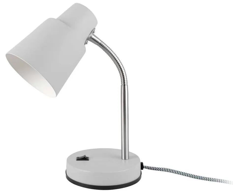 LEITMOTIV Stolní lampa Scope bílá 30 cm