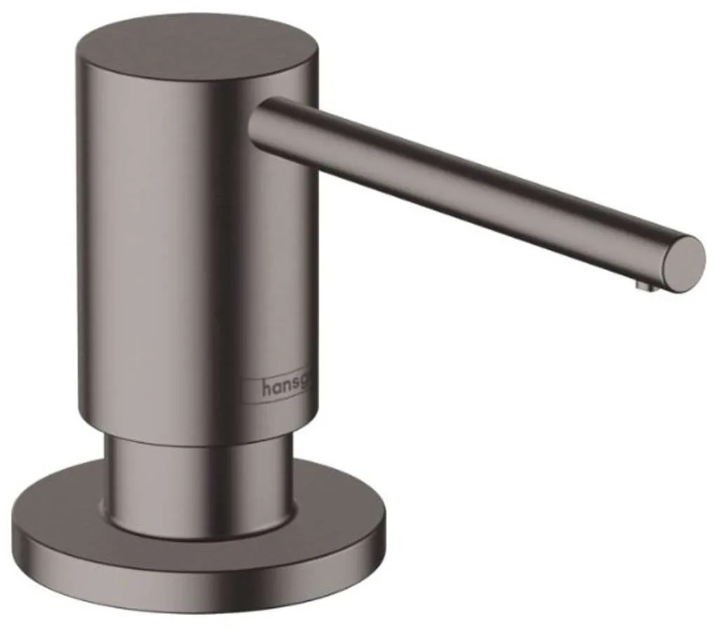 Hansgrohe Příslušenství - Dávkovač mycího prostředku A41, 500 ml, kartáčovaný černý chrom 40438340
