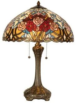 Stolní lampa Tiffany ROSE Clayre &amp; Eef 5LL-5389