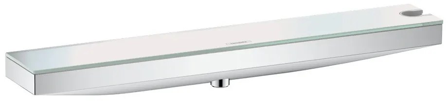 Hansgrohe Rainfinity, nástěnná přípojka hadice Porter 500 a polička PRAVÁ, chrom, HAN-26858000