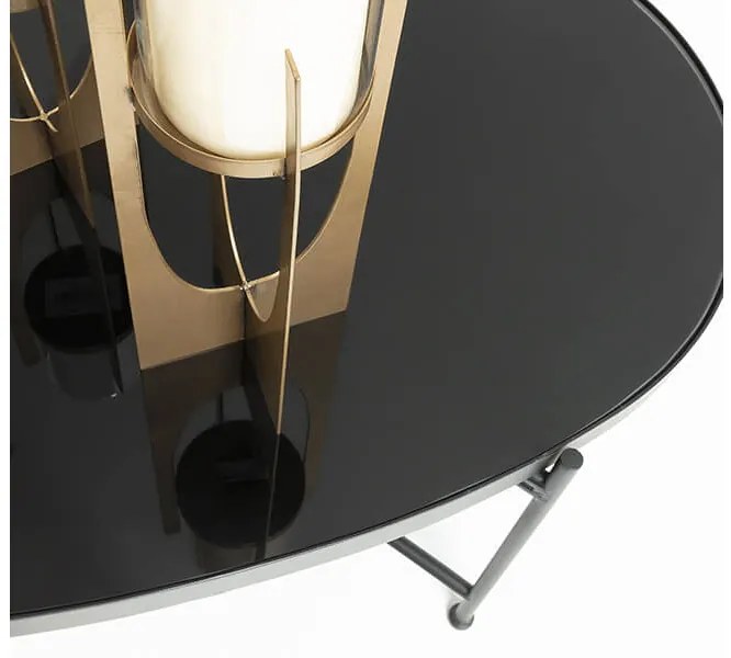 Konferenční stolek marsh 82 x 55 černý MUZZA