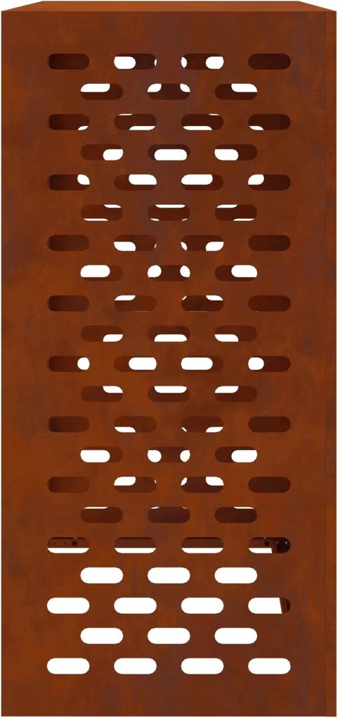 vidaXL Ochrana klimatizace Rezavá 110 x 50 x 105 cm