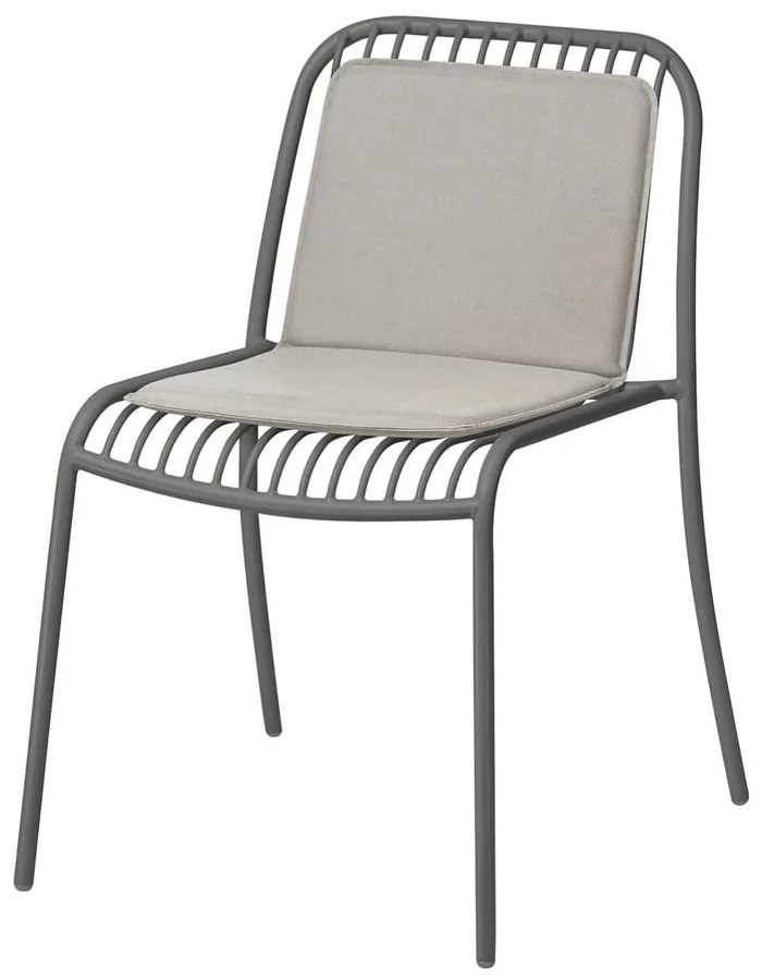 Šedý zahradní podsedák 38,5x66 cm Yua – Blomus