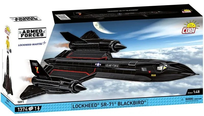 COBI 5891 Americký letoun Lockheed SR-71 Blackbird