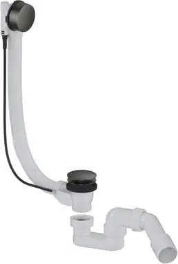 Vanový automat 52 mm DN40/DN50 SAT Aurum 40 cm, gun metal matný, plast SATAVA60BGM